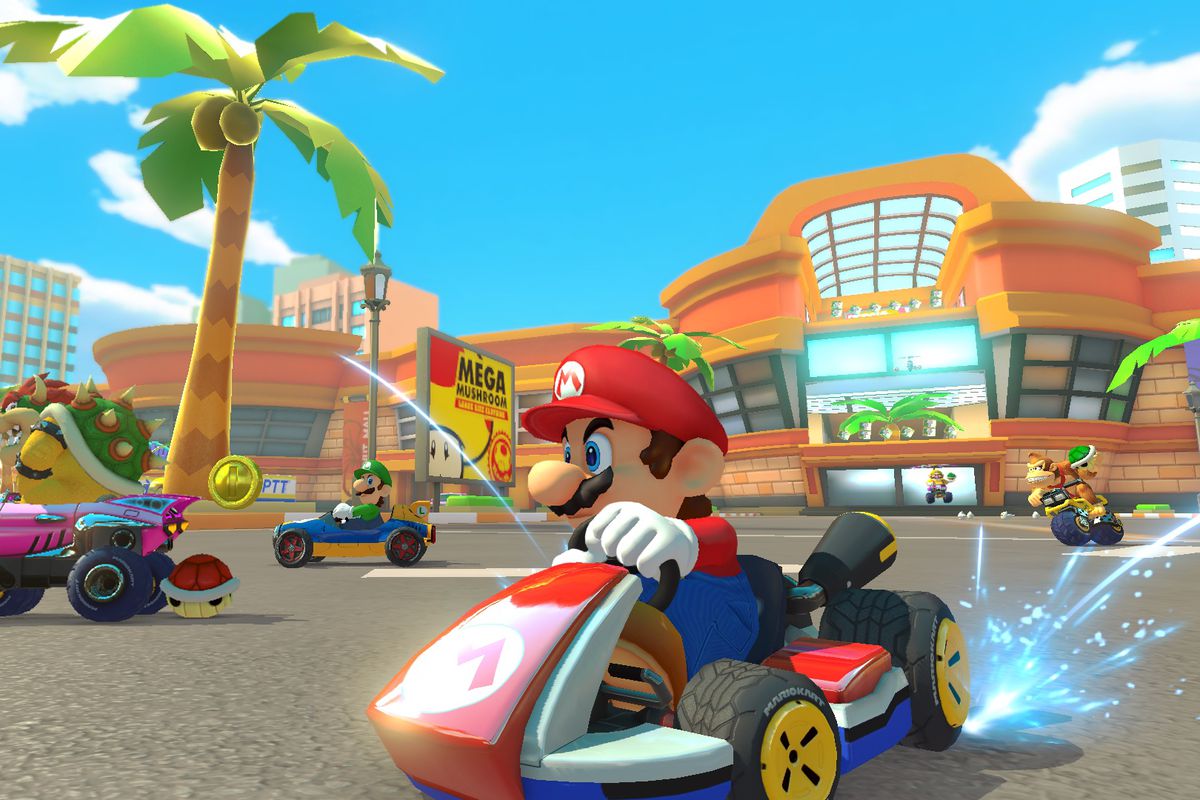 Der Coconut Mall-Track von Mario Kart 8 hat ein wildes Update erhalten ...