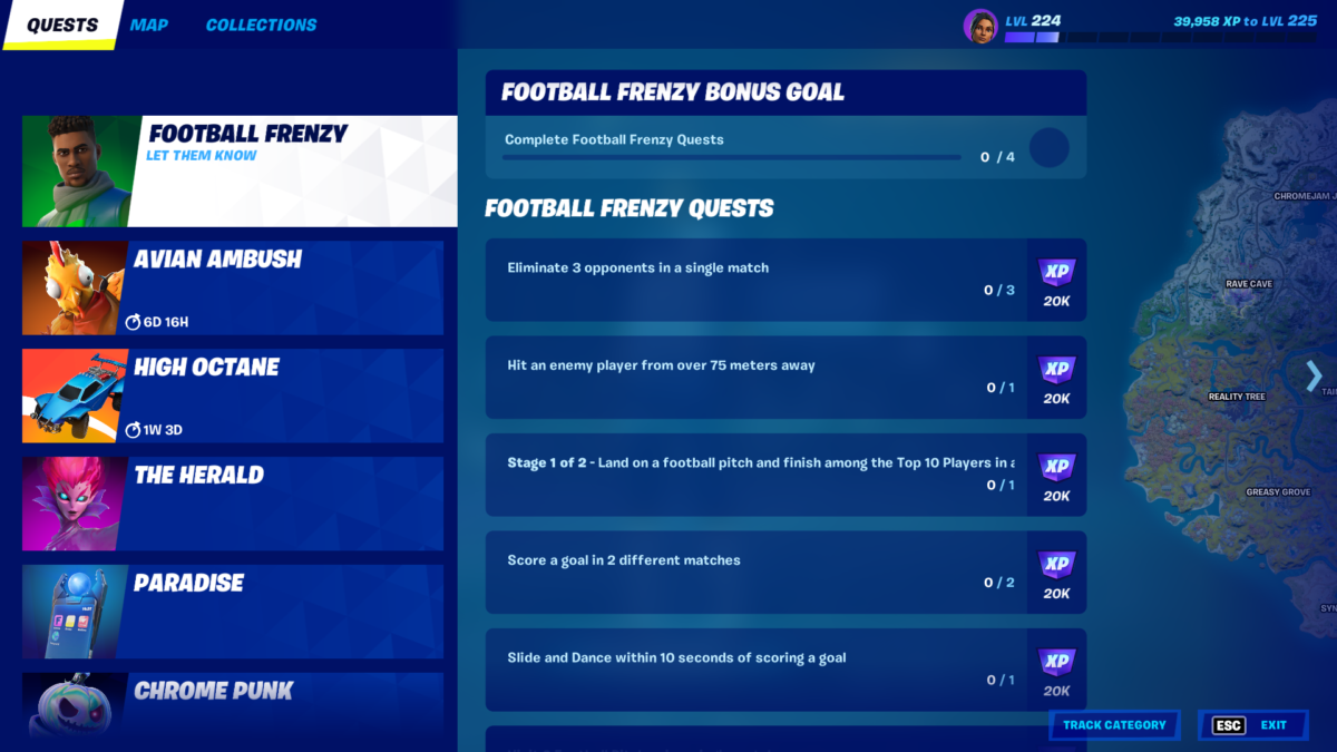So schließen Sie Football Frenzy-Quests in Fortnite ab - Creo Gaming