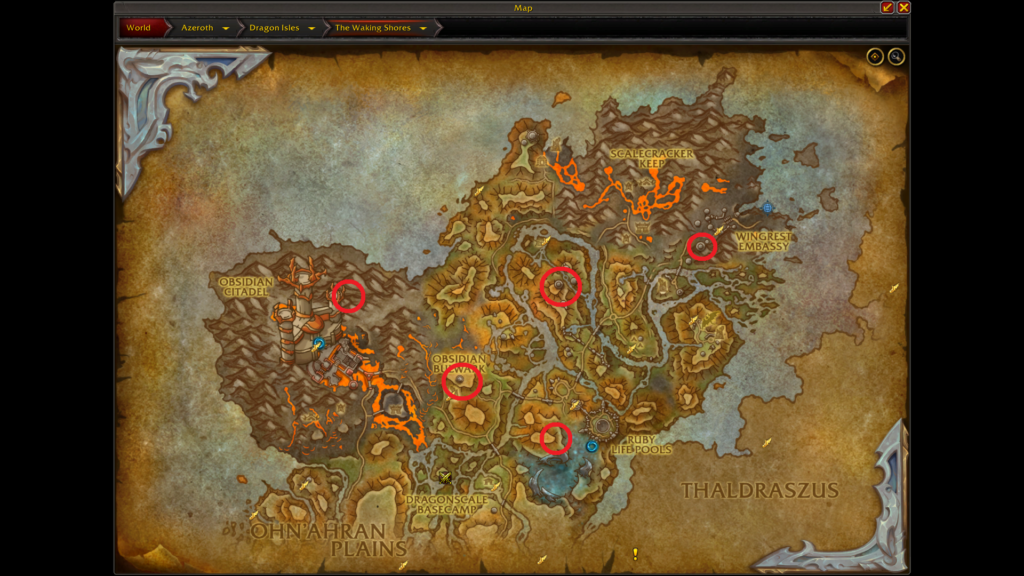 Alle Fundorte der Drachenschuppen-Expeditionsflaggen in WoW ...