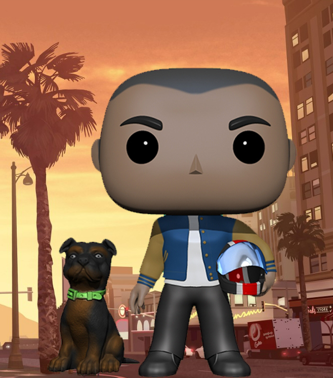 3D-Druckdesign von Franklin und Chop aus GTA V in STL-Datei zum ...