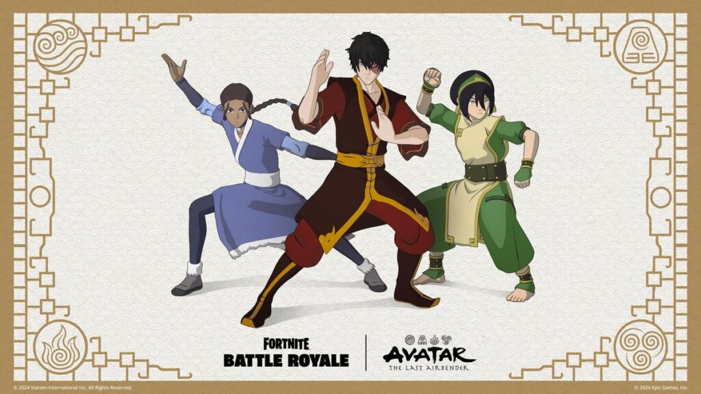 Drei neue Avatar: The Last Airbender-Kostüme in Fortnite verfügbar ...